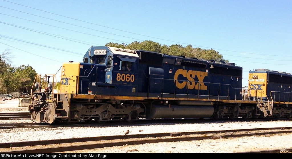 CSX SD40-2 8060
